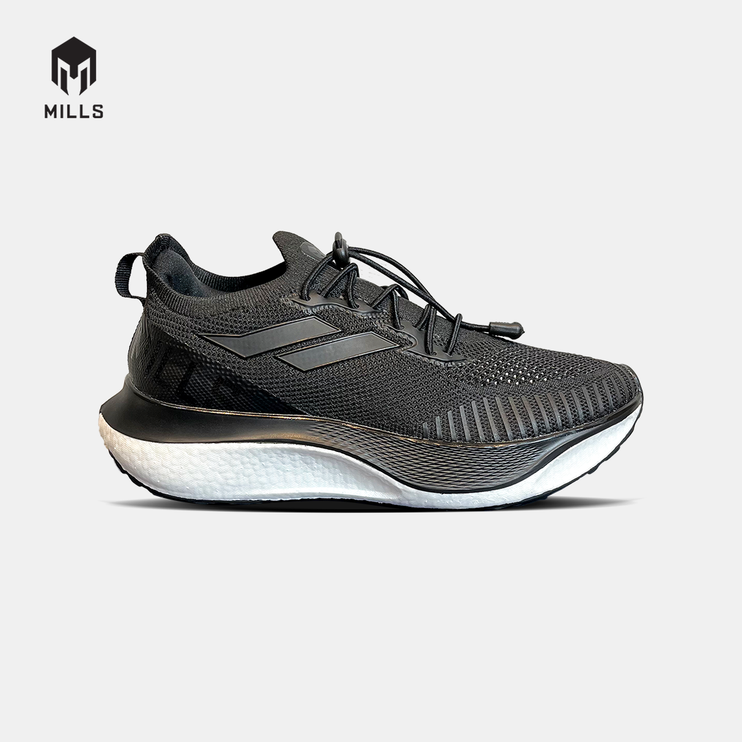 Mills Sepatu Lari Running Shoes Falken Ride Black / White 9102504 – MILLS