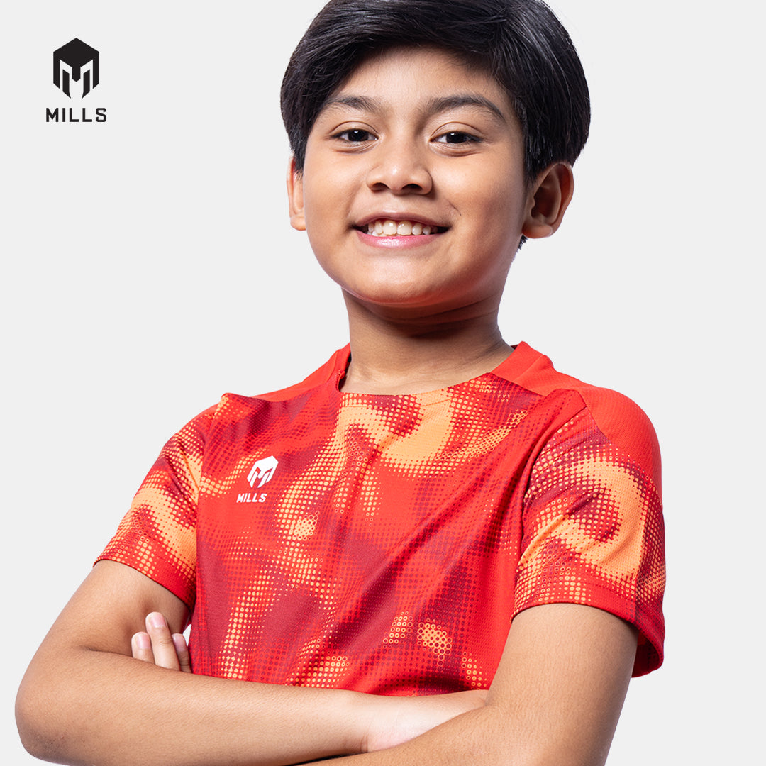 MILLS BAJU OLAHRAGA SEPAKBOLA FUTSAL SOCCER AURA FOOTBALL JERSEY KIDS