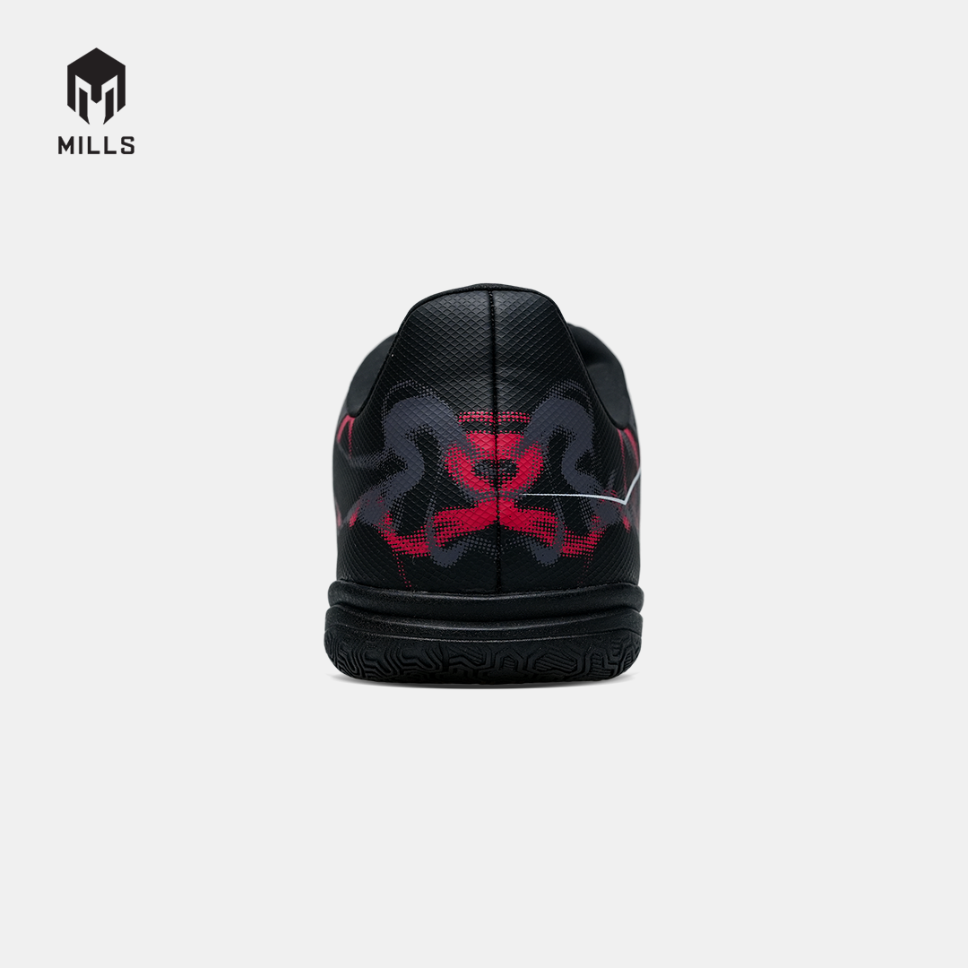 MILLS SEPATU FUTSAL AURA IN BLACK/RED/WHITE 9407702
