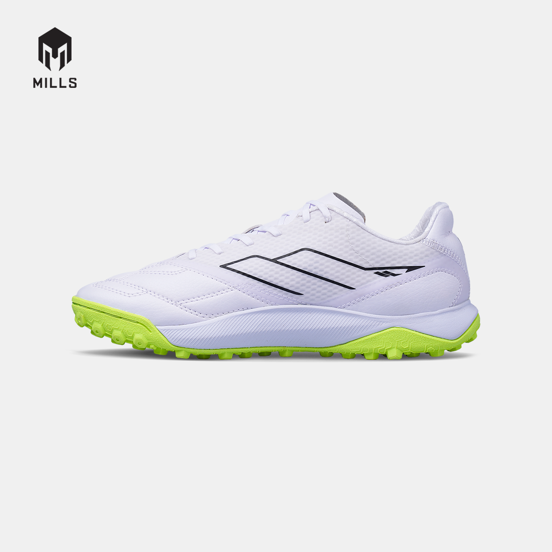 MILLS SEPATU MINI SOCCER ASTRO SPARTAN M2 PRIME TF WHITE/NEON LIME 900