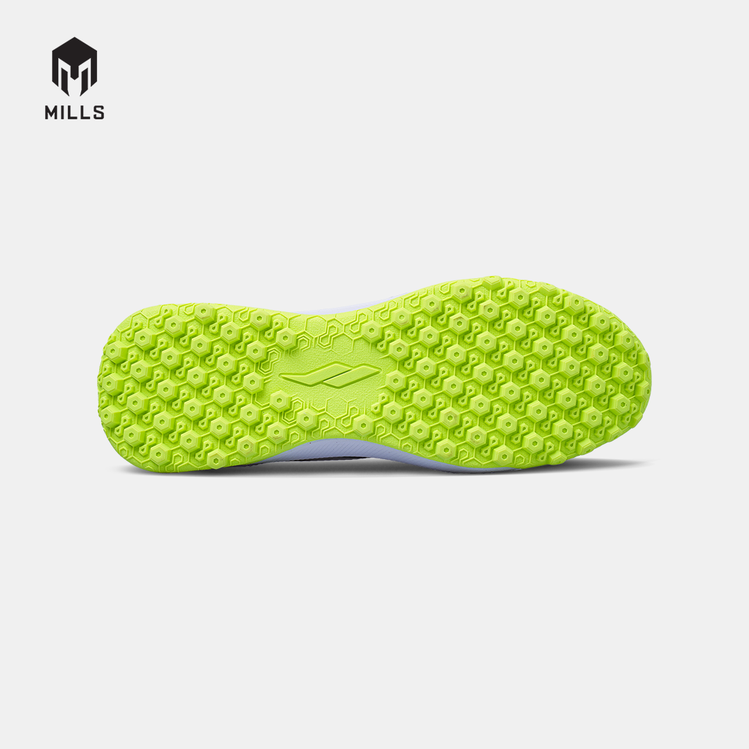 MILLS SEPATU MINI SOCCER ASTRO SPARTAN M2 PRIME TF WHITE/NEON LIME 900