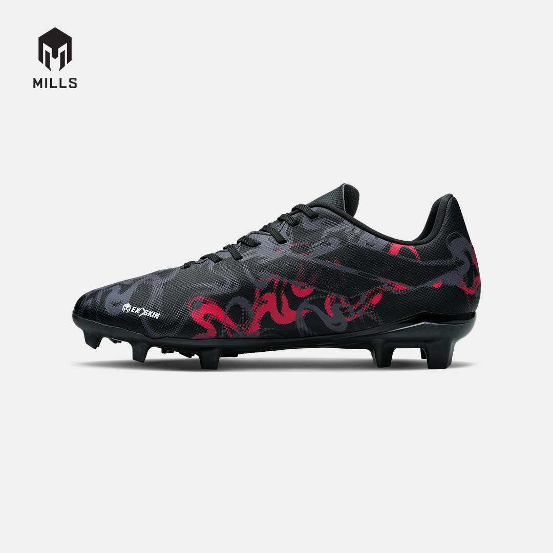 MILLS SEPATU SEPAKBOLA AURA FG BLACK/RED/WHITE 9307702