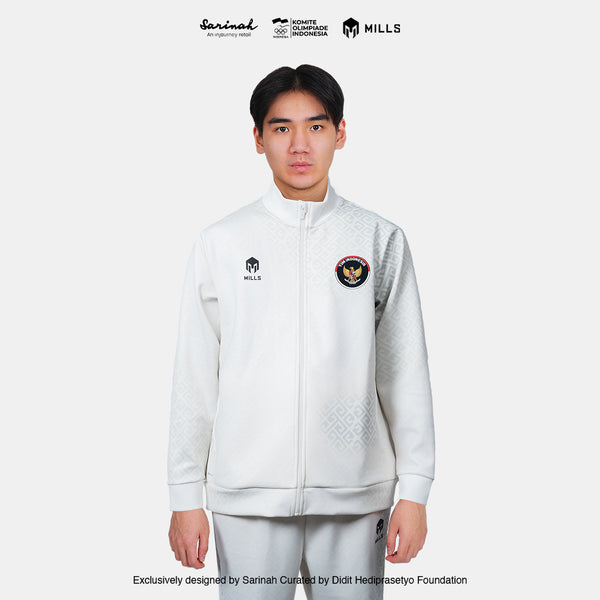 MILLS TIM INDONESIA SEA GAMES TRACK JACKET BEIGE 01700266 66SGM