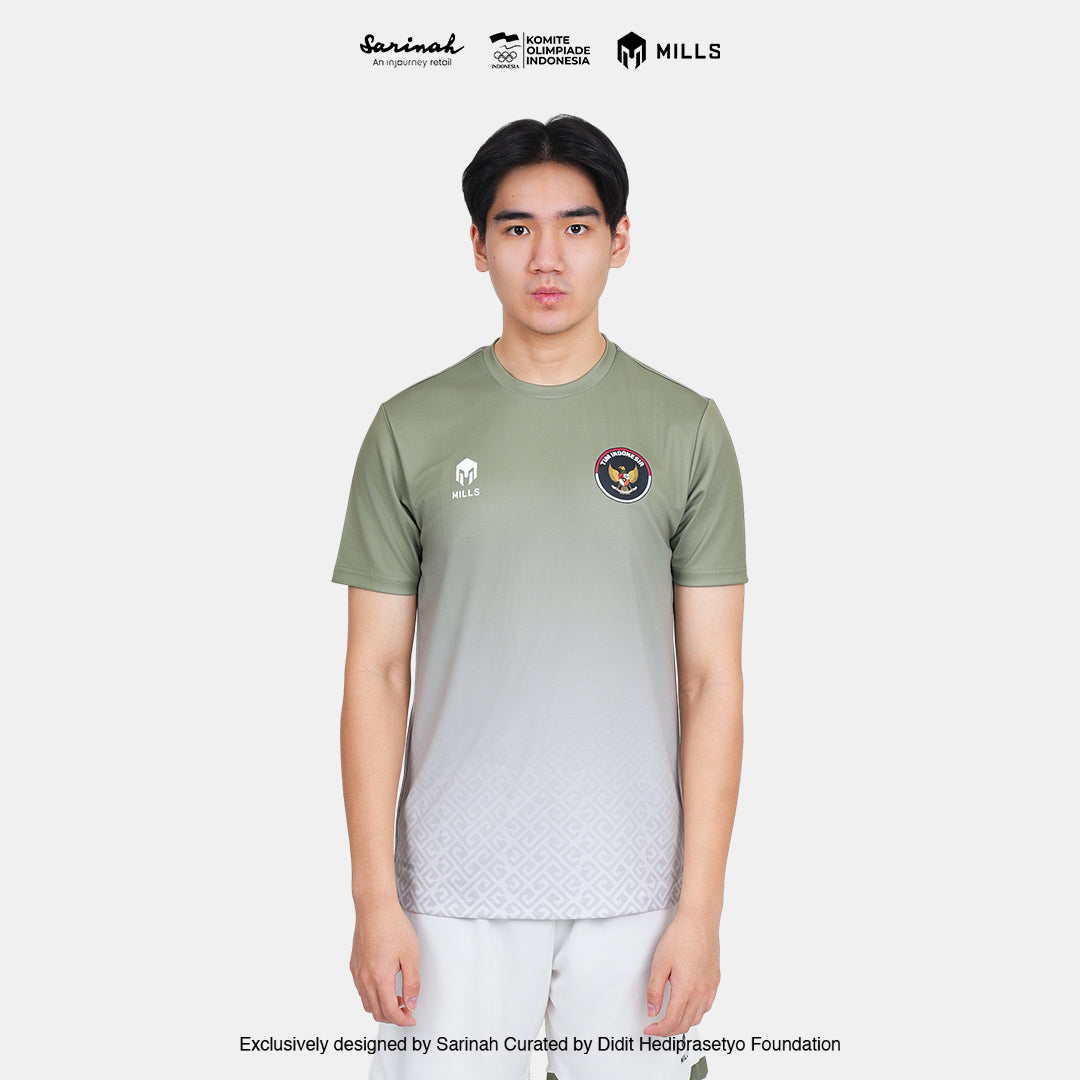 MILLS TIM INDONESIA SEA GAMES TRAINING JERSEY GREEN 00100799 50SGM